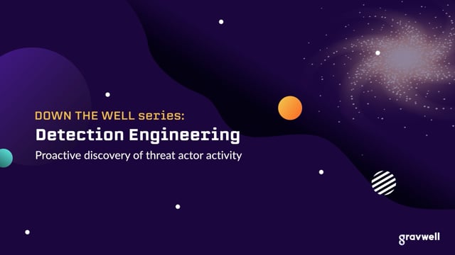 Detection Engineering: Overview Detection Engineering: Overview